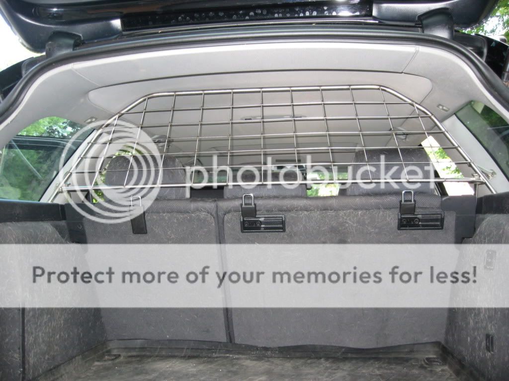 B6 Avant - Custom stainless steel cargo/dog partition (pics)